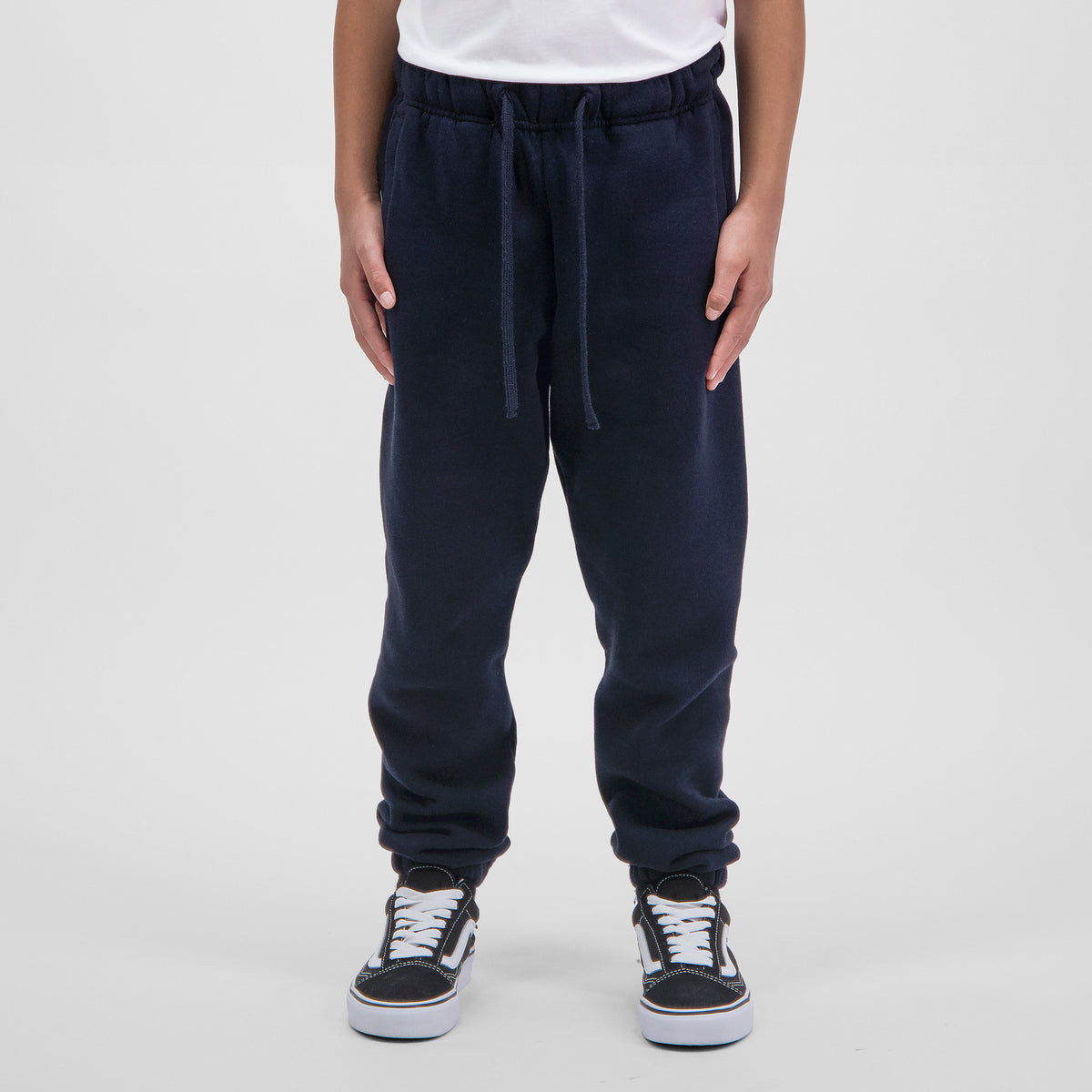 Navy Kids Basis Track Pant – GOODMATES